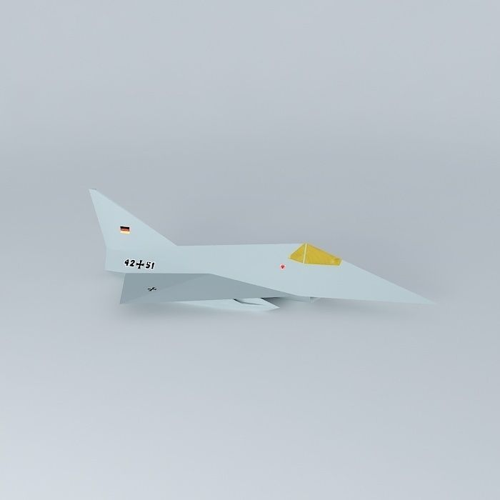MBB Lampyridae german stealth fighter 3D model | CGTrader