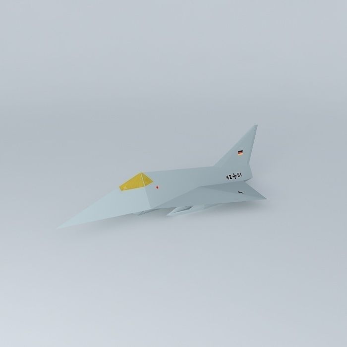 MBB Lampyridae german stealth fighter 3D model | CGTrader