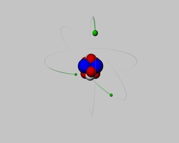 Atom animated 3D model animated | CGTrader