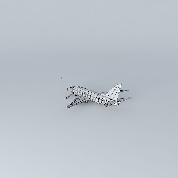 737 with Emergency slide free 3D model | CGTrader