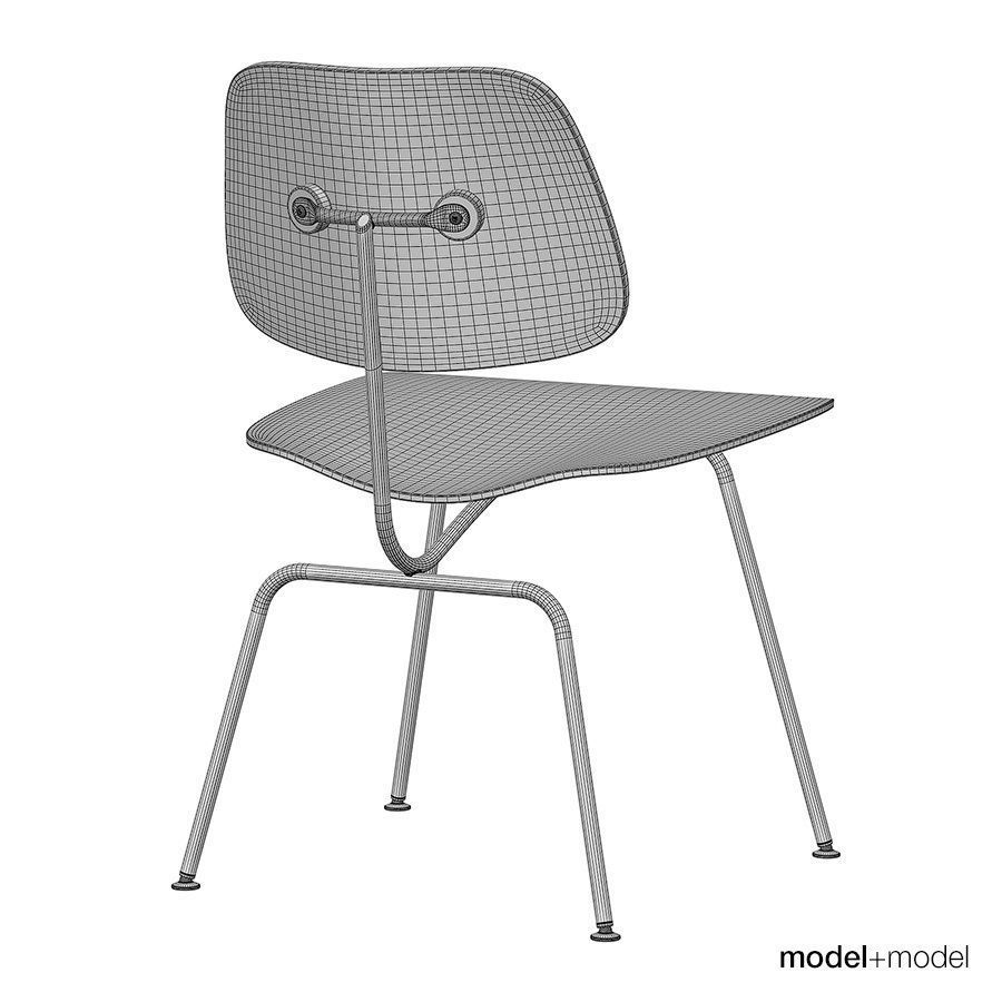 Eames DCM Dining Chair Metal 3D model | CGTrader