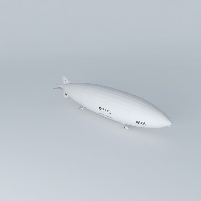 R101 zeppelin free 3D model | CGTrader
