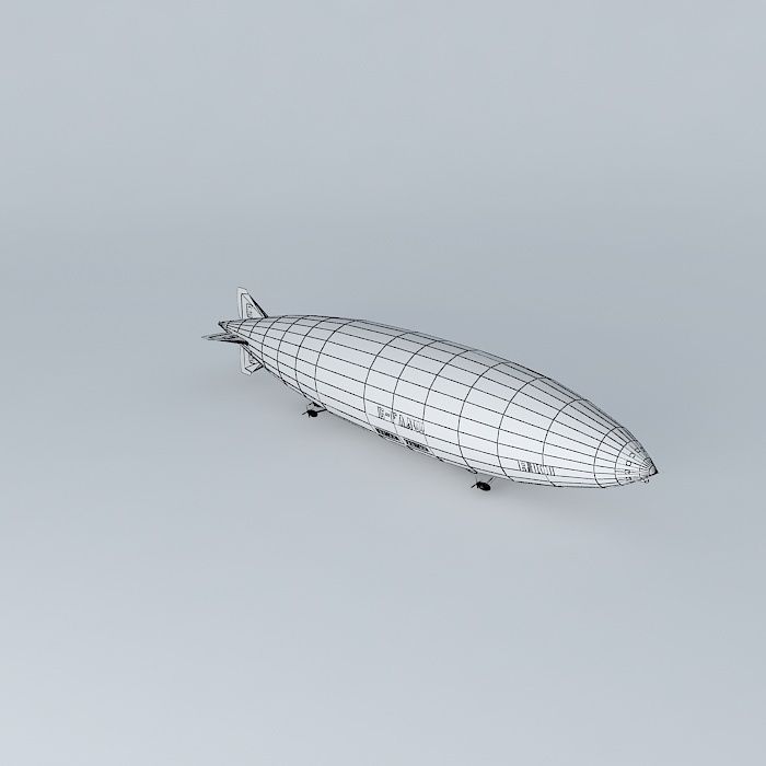 R101 zeppelin free 3D model | CGTrader