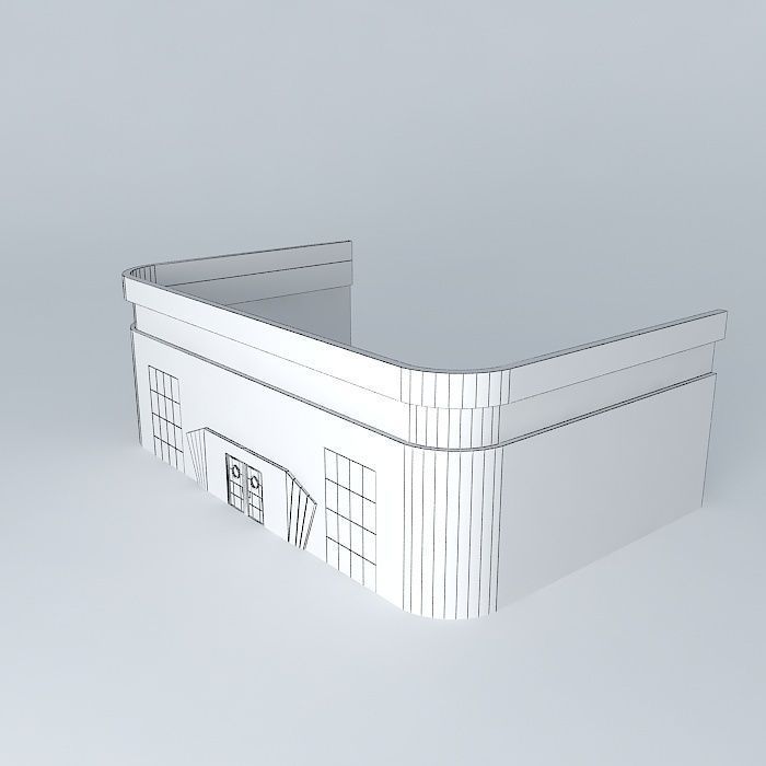 sdfg reception desk free 3D model | CGTrader