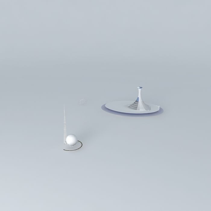 kj futuristic structure free 3D model | CGTrader