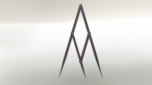 Golden ratio dividers free 3D model | CGTrader