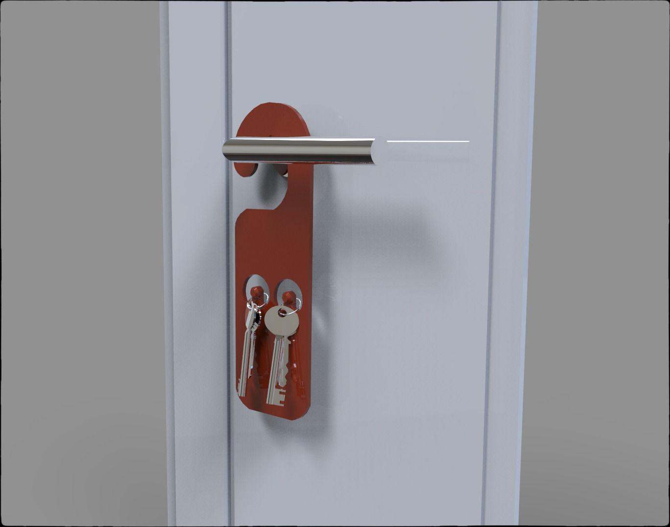 Door Hanger Key Holder 3D model 3D printable | CGTrader
