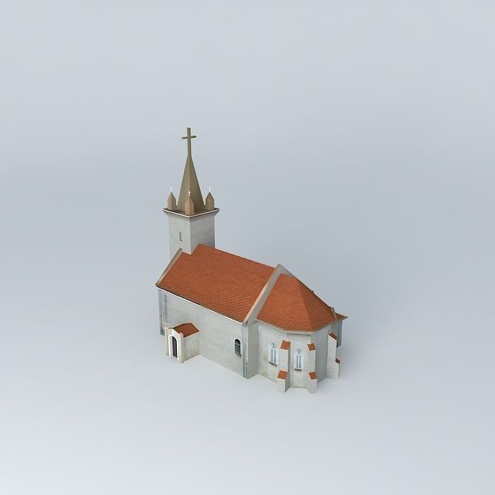 Szentmihályfa rk temploma Kostol Michal na Ostrove free 3D model | CGTrader