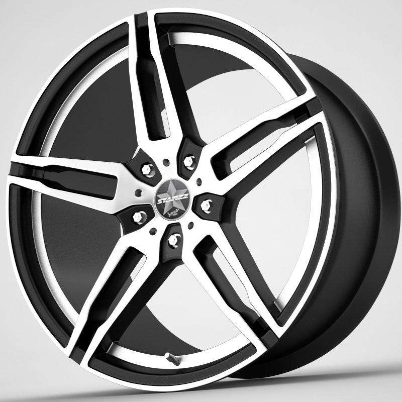 Barracuda wheel rims 3D model | CGTrader