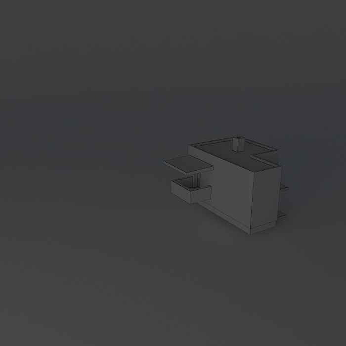 Multi story frame house free 3D model | CGTrader