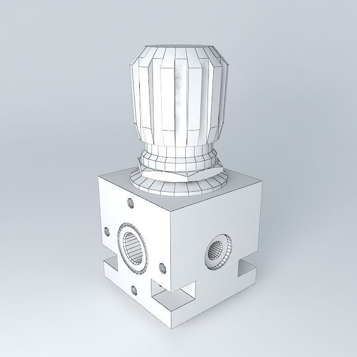 Regulator 3/8 free 3D model | CGTrader