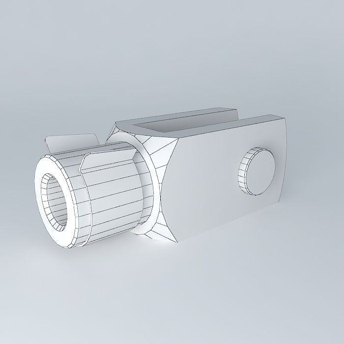 M8 rod clevis free 3D model | CGTrader