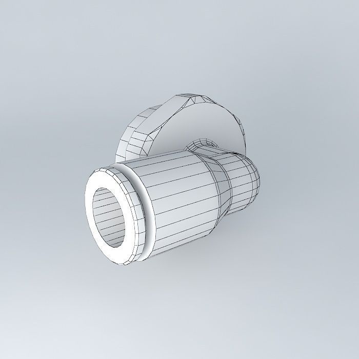 Quilting diameter cylindrical male bracket 8 G1 2 free 3D model | CGTrader