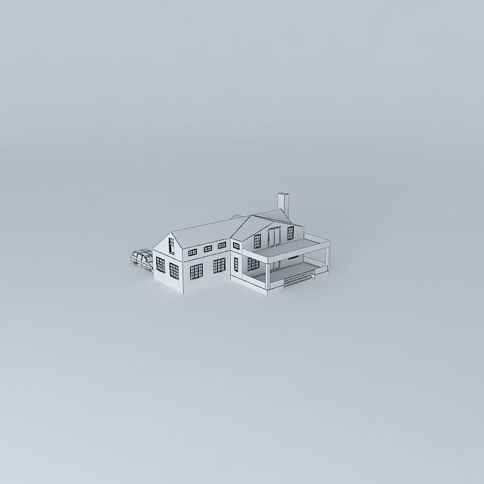 Average House free 3D model | CGTrader