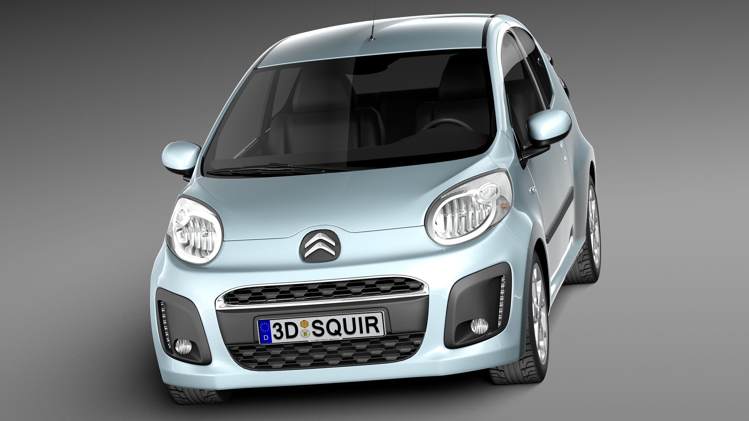 Citroen C1 3-doors 2013 3D model | CGTrader