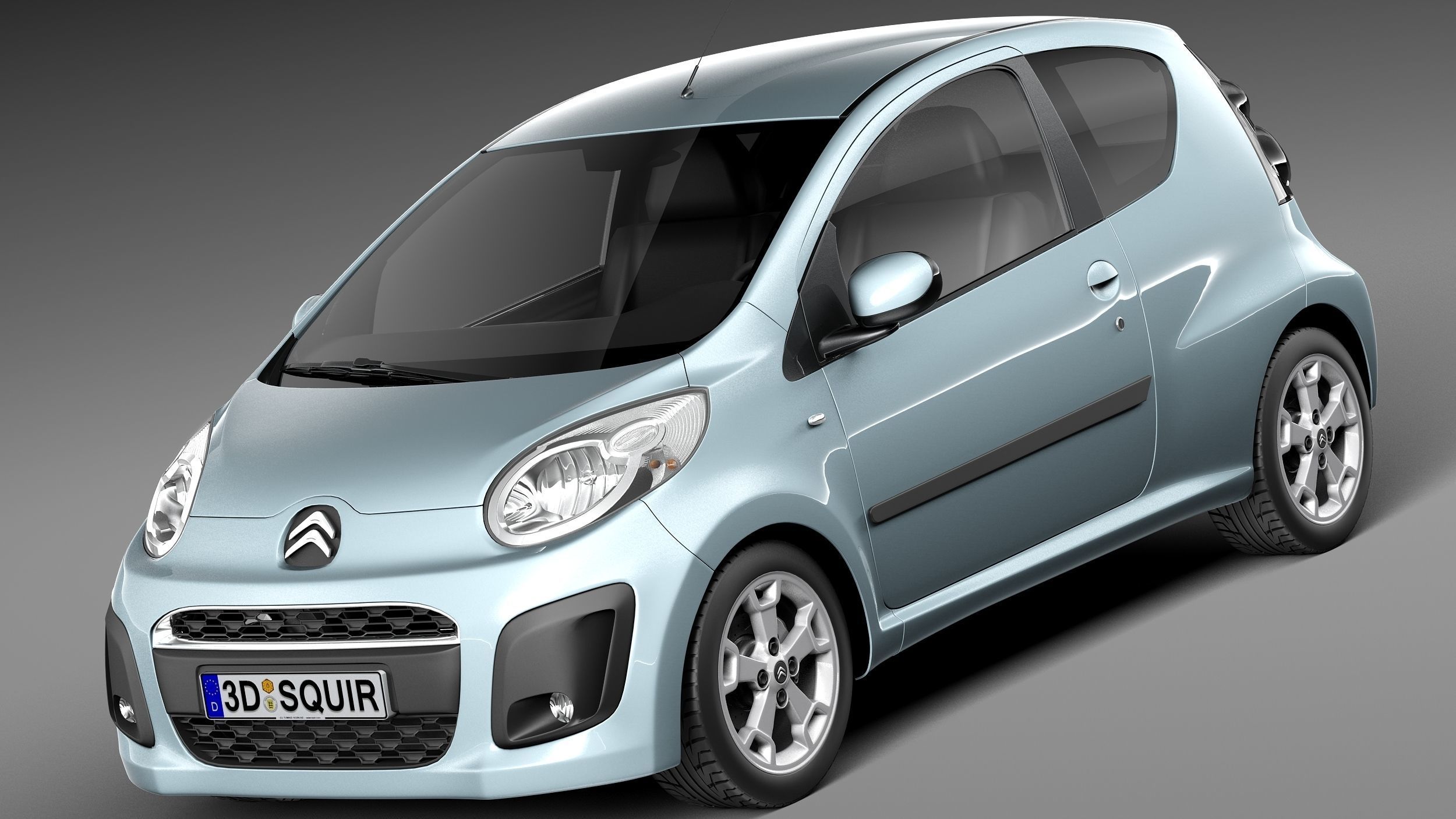Citroen C1 3-doors 2013 3D model | CGTrader