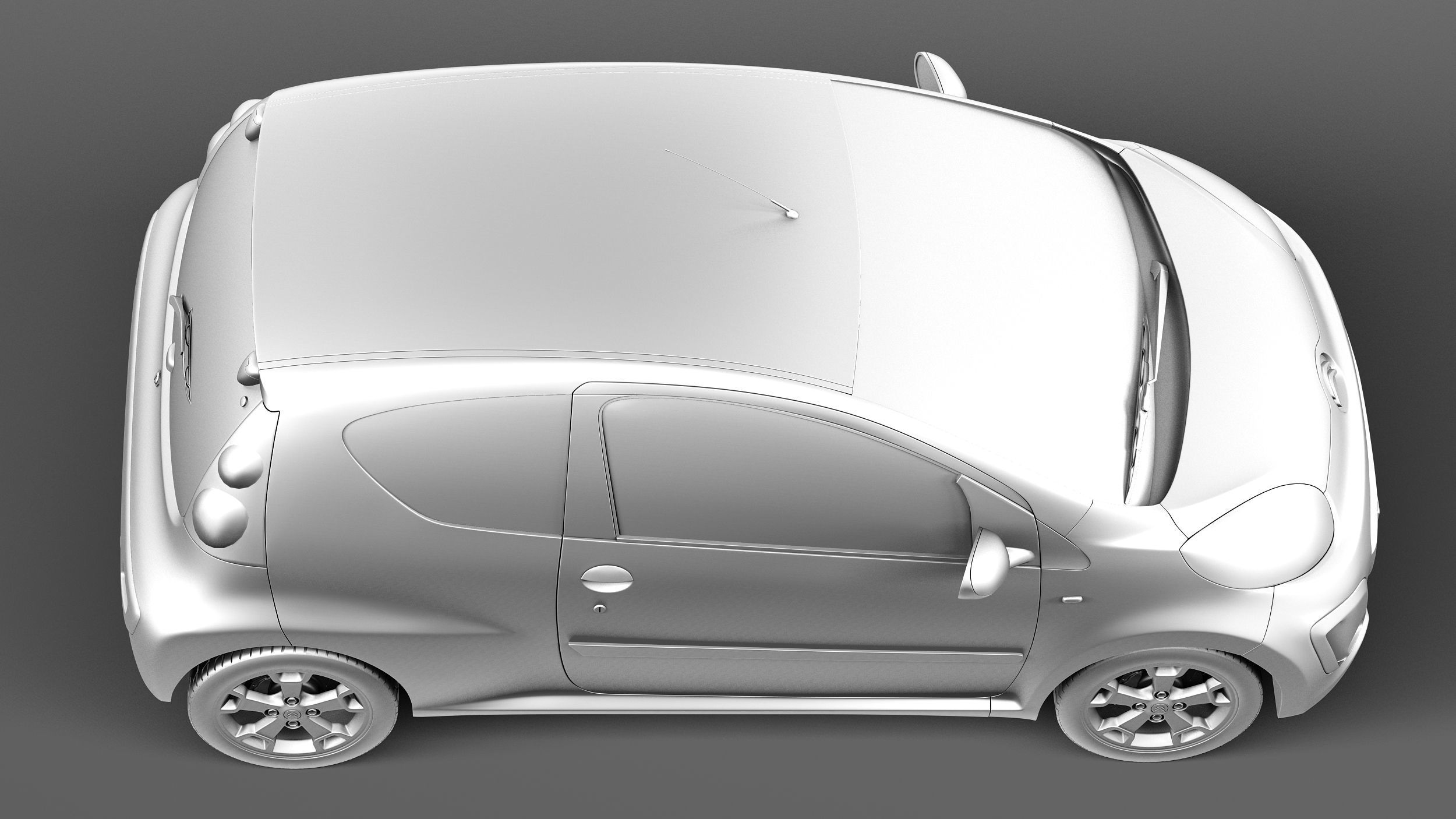 Citroen C1 3-doors 2013 3D model | CGTrader