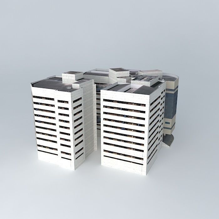 4th Region Federal Regional Court TRF4 Porto Alegre free 3D model ...