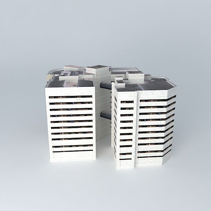 4th Region Federal Regional Court TRF4 Porto Alegre free 3D model ...