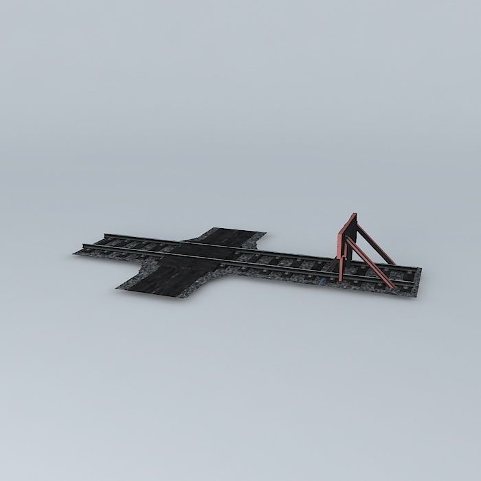 Eco Rail Dirty Yard Walkover Buffer Old Steam Days free 3D model | CGTrader
