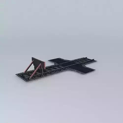 Eco Rail Dirty Yard Walkover Buffer Old Steam Days free 3D model | CGTrader