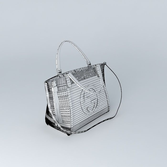 GUCCI Handbag 1 of 5 Colours free 3D model | CGTrader