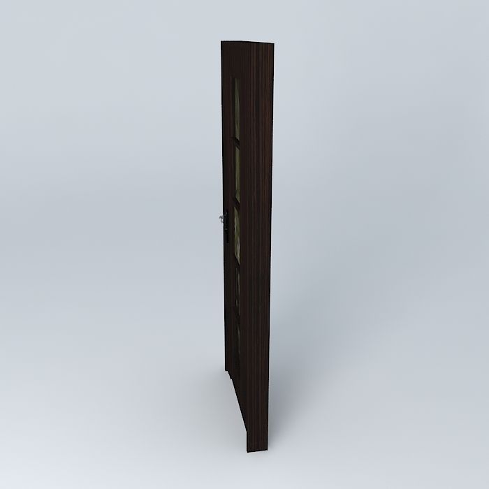 Door with frame free 3D model | CGTrader