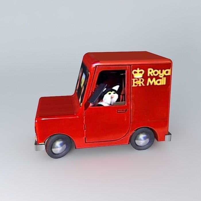 Postman Pat's Van free 3D model | CGTrader
