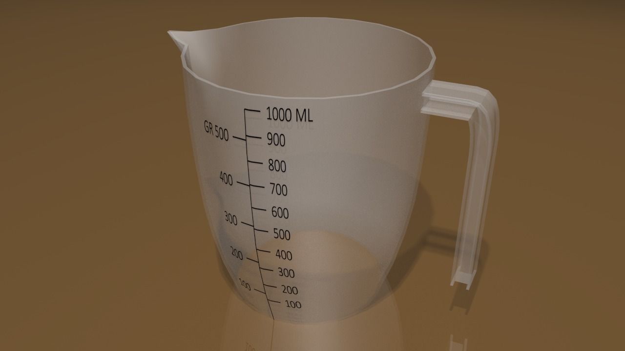Measuring Cup 3D model | CGTrader