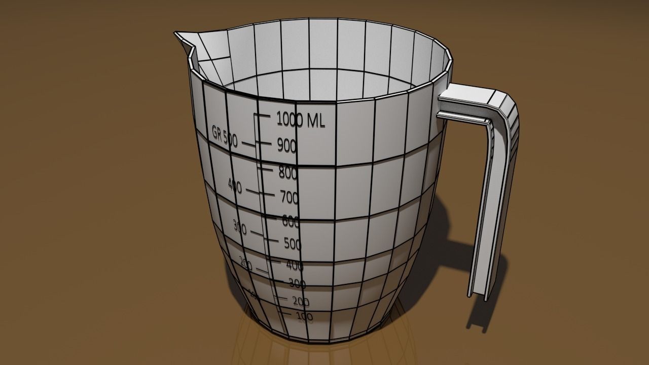 Measuring Cup 3D model | CGTrader