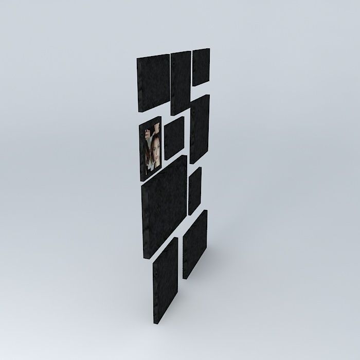Wall Pictures free 3D model | CGTrader