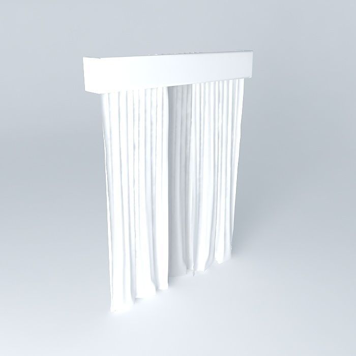 Curtain free 3D model | CGTrader