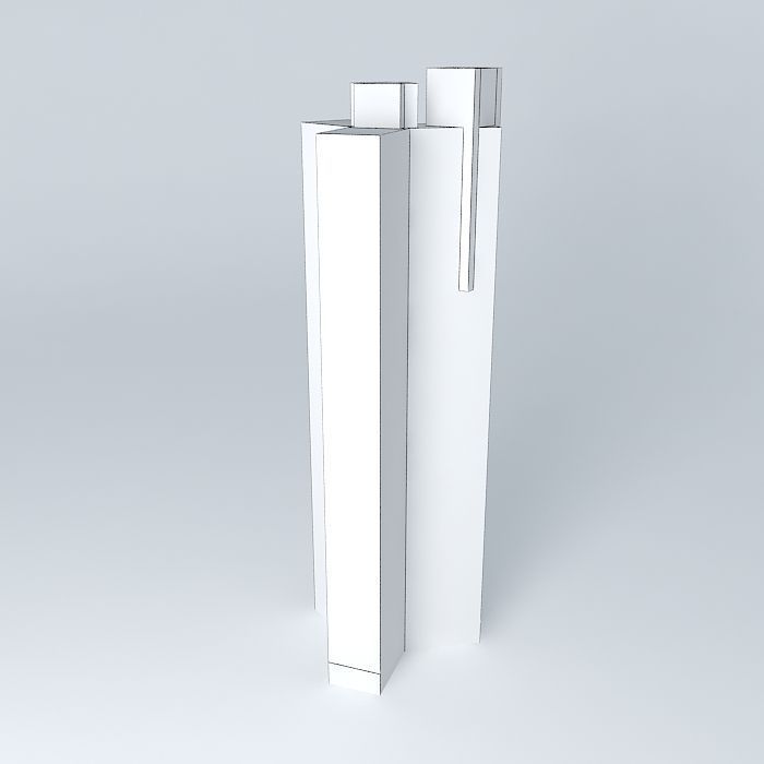 Summit Residences Tower 3D model | CGTrader