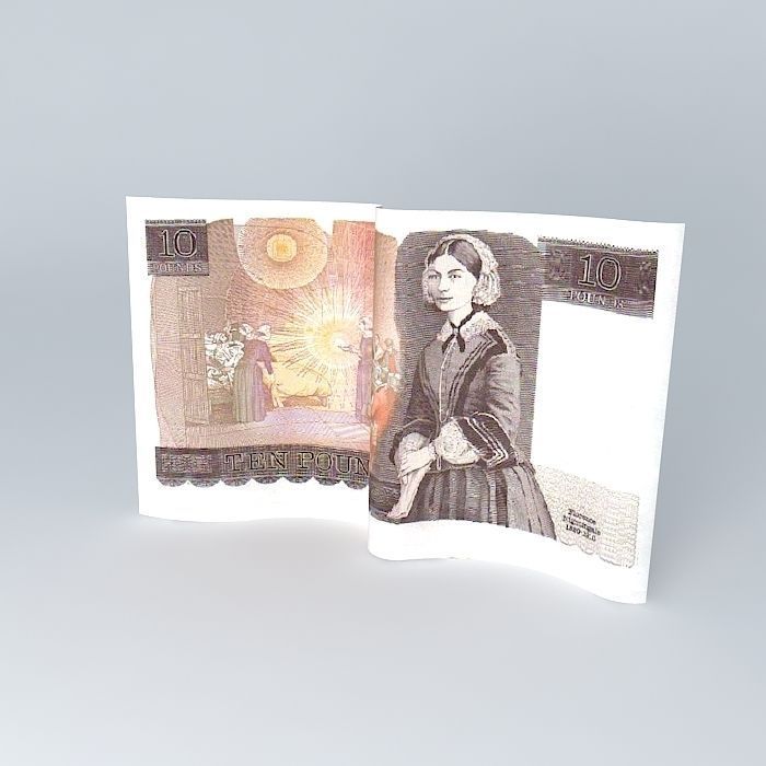 English Tenner 1990 free 3D model | CGTrader