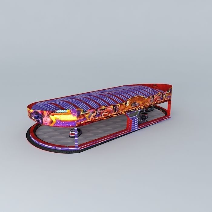 Dodgems 90s UK free 3D model | CGTrader