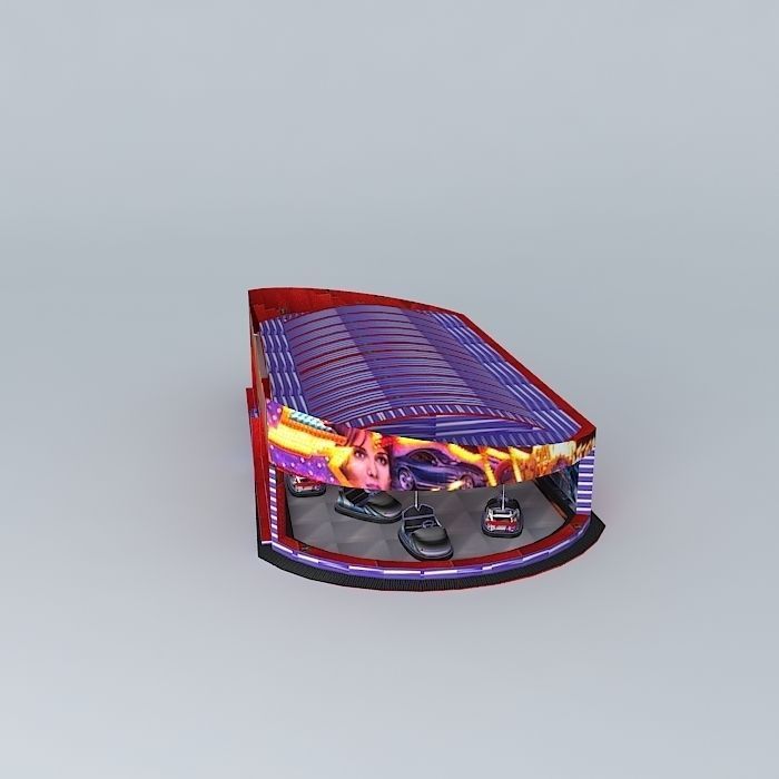 Dodgems 90s UK free 3D model | CGTrader