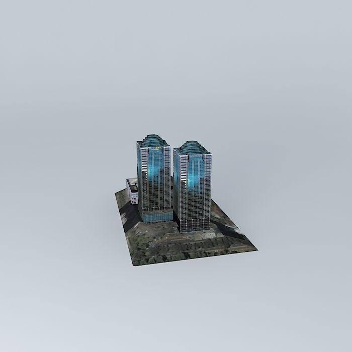 Bapindo Plaza Revised 3D model | CGTrader