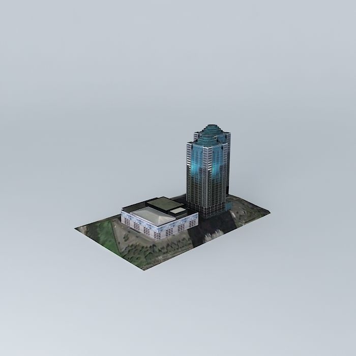 Bapindo Plaza Revised 3D model | CGTrader