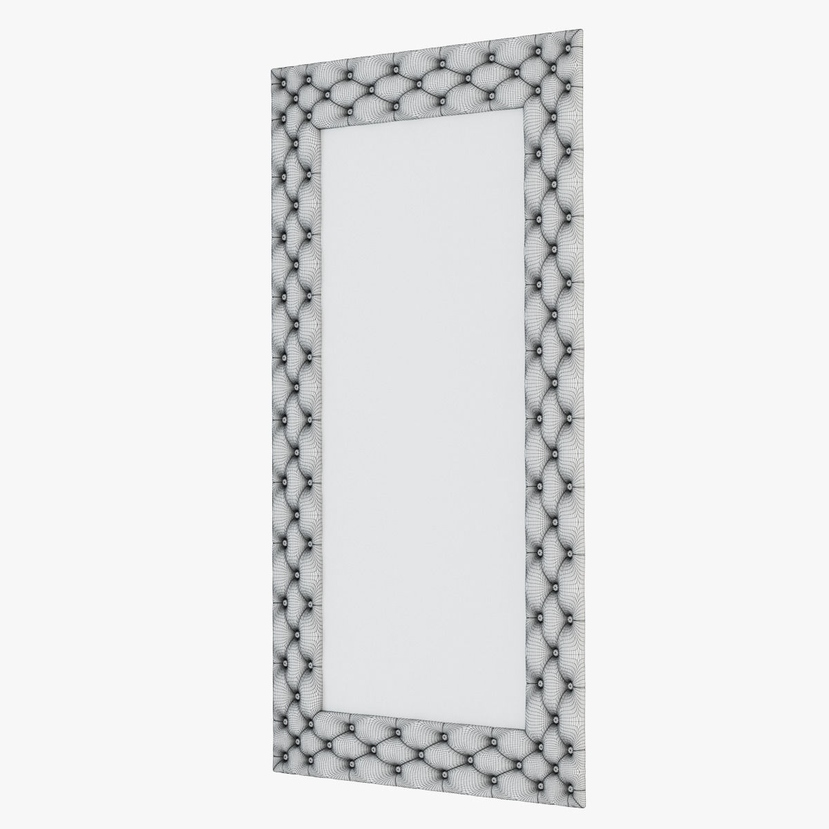 Deep Button Dressing Mirror 3D model | CGTrader