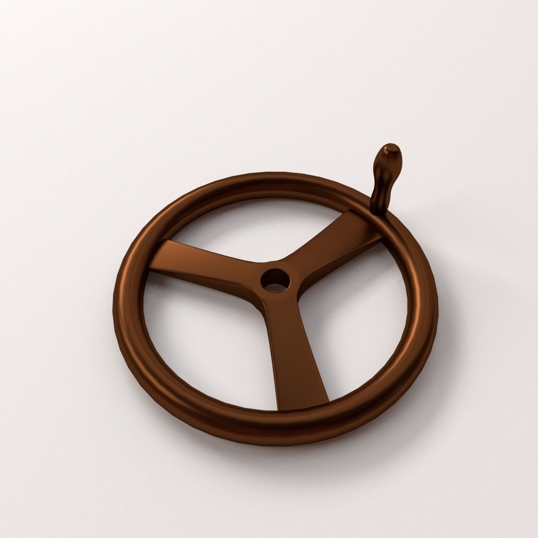 Crank Wheel 3D model | CGTrader