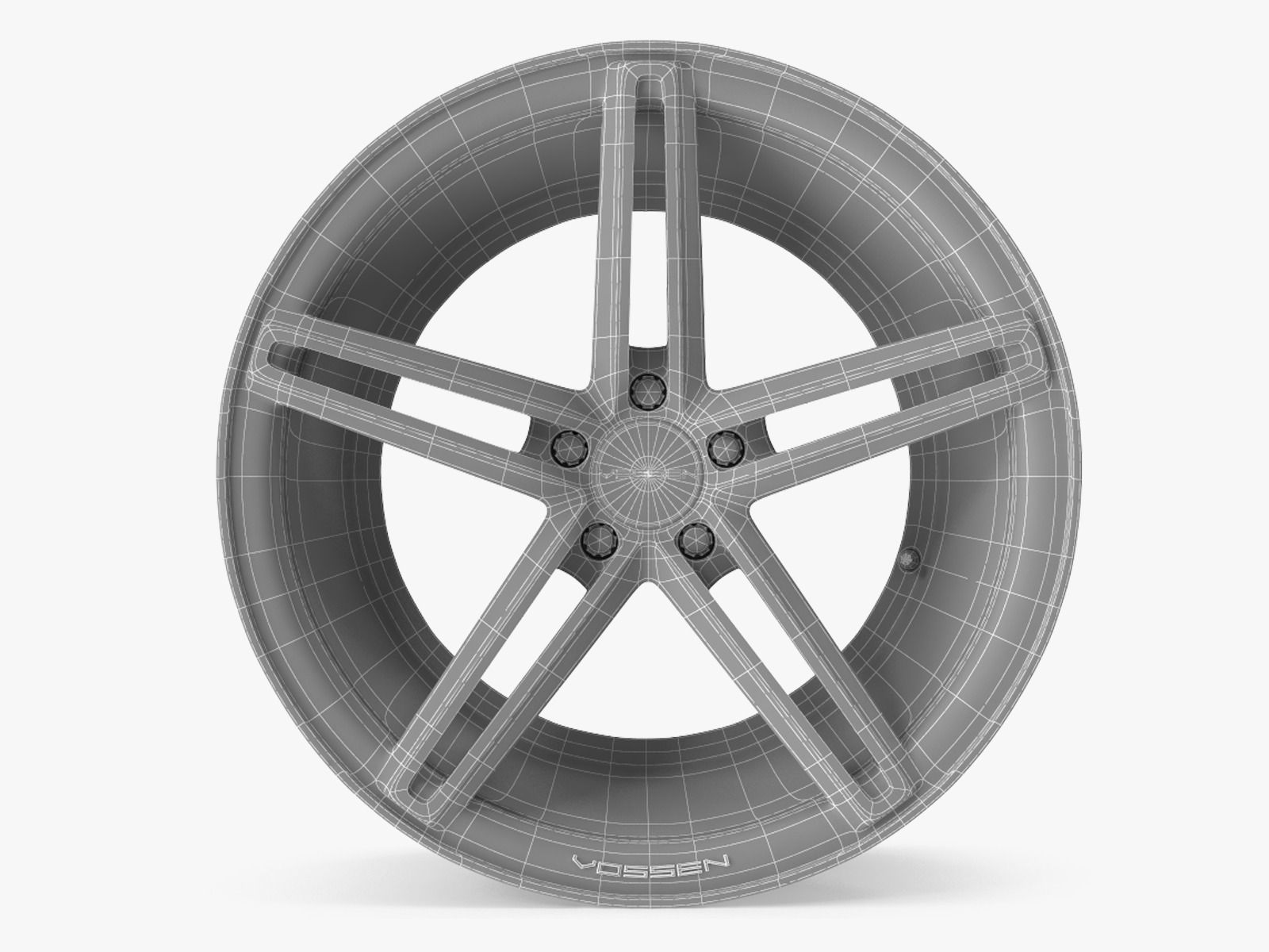 Rim Vossen CV5 Chrome 3D model | CGTrader