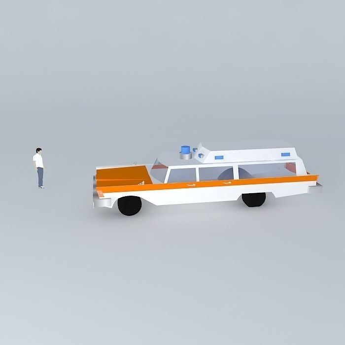 70s car 2 free 3D model | CGTrader