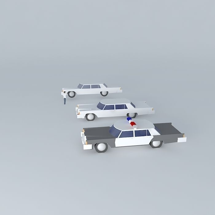 70s car 1 free 3D model | CGTrader