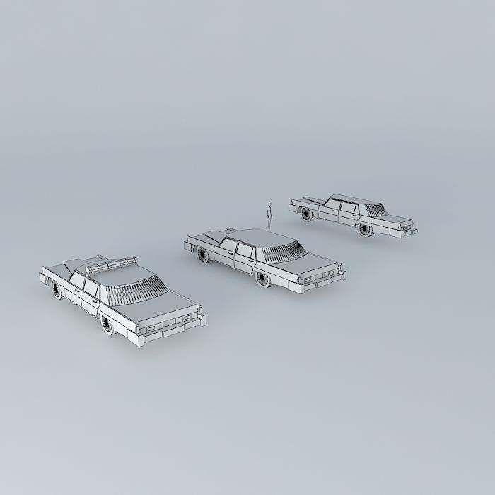 70s car 1 free 3D model | CGTrader