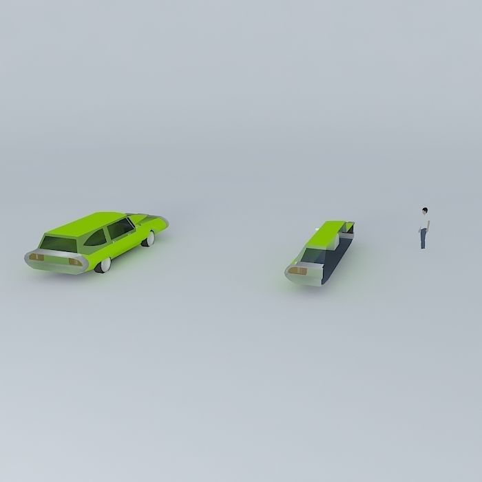 70s idea car free 3D model | CGTrader