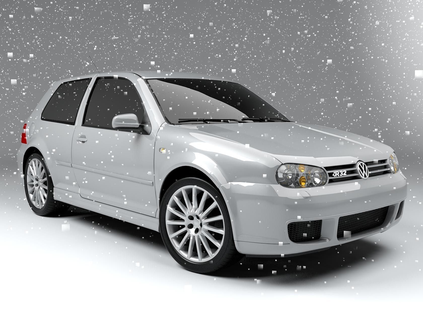 Volkswagen Golf 4 R32 3D model | CGTrader