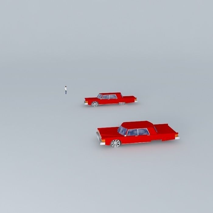 70s pimped car free 3D model | CGTrader