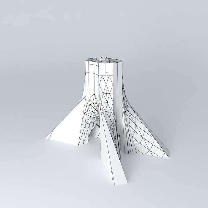 Azadi Tower 3D model | CGTrader