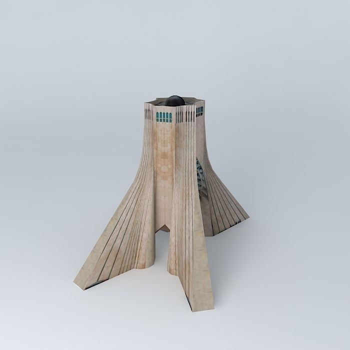 Azadi Tower 3D model | CGTrader