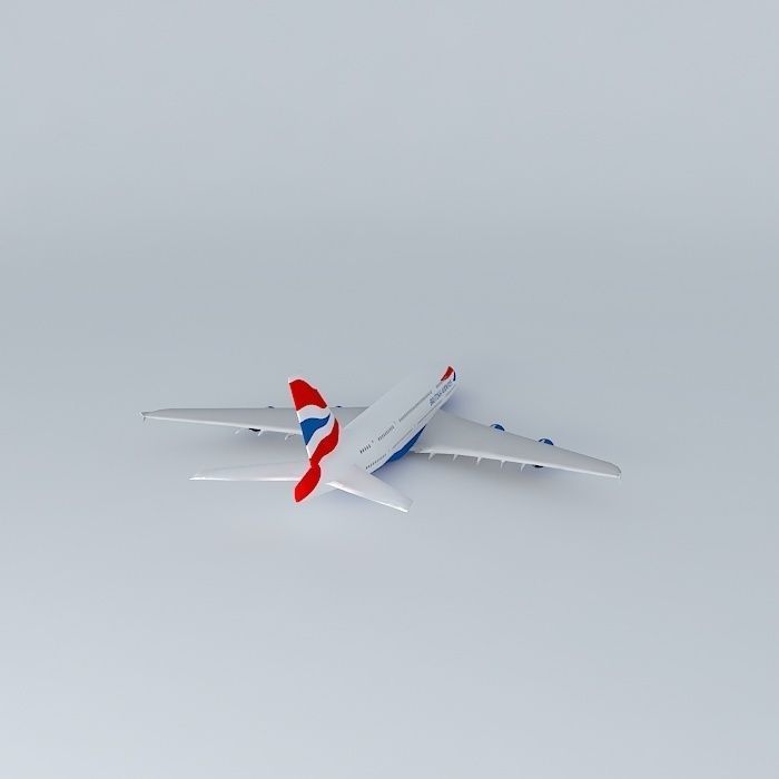 British Airways A380 free 3D model | CGTrader